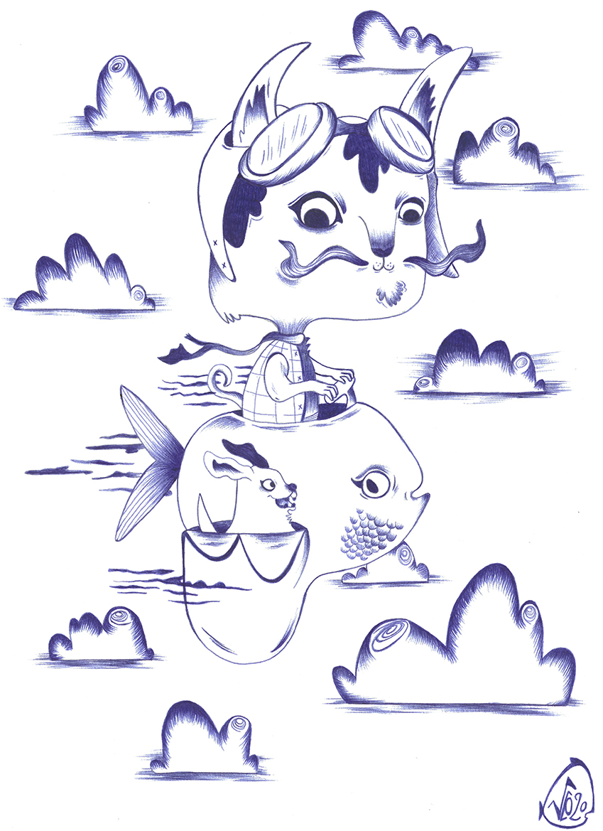 Le voyage de Tommy chat · Kokeshi's